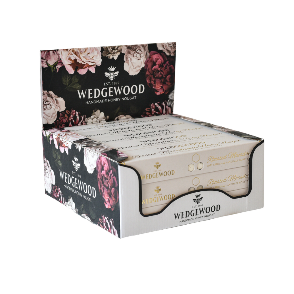 Wedgewood Nougat - Macadamia Handmade Honey Nougat 100g Bar Box | Shop ...