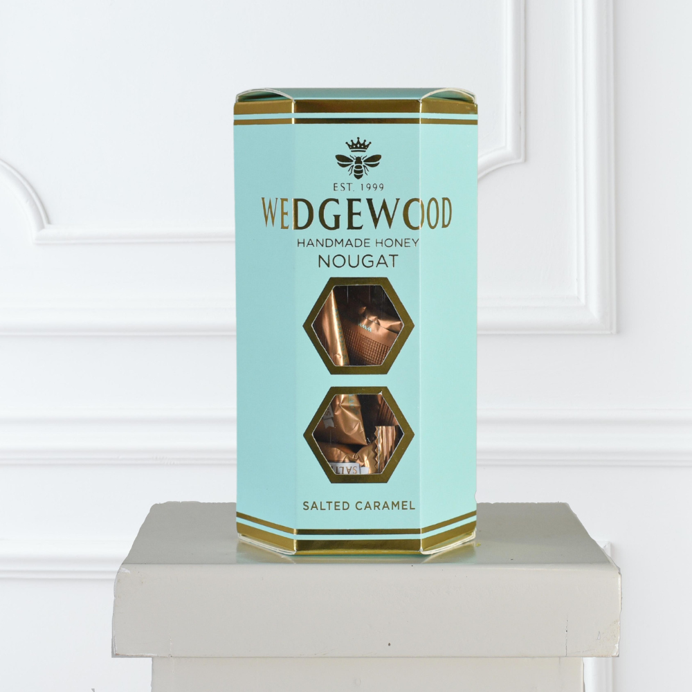 Handmade Honey Nougat Gift Box with 10 Salted Caramel Bon Bons | Wedgewood